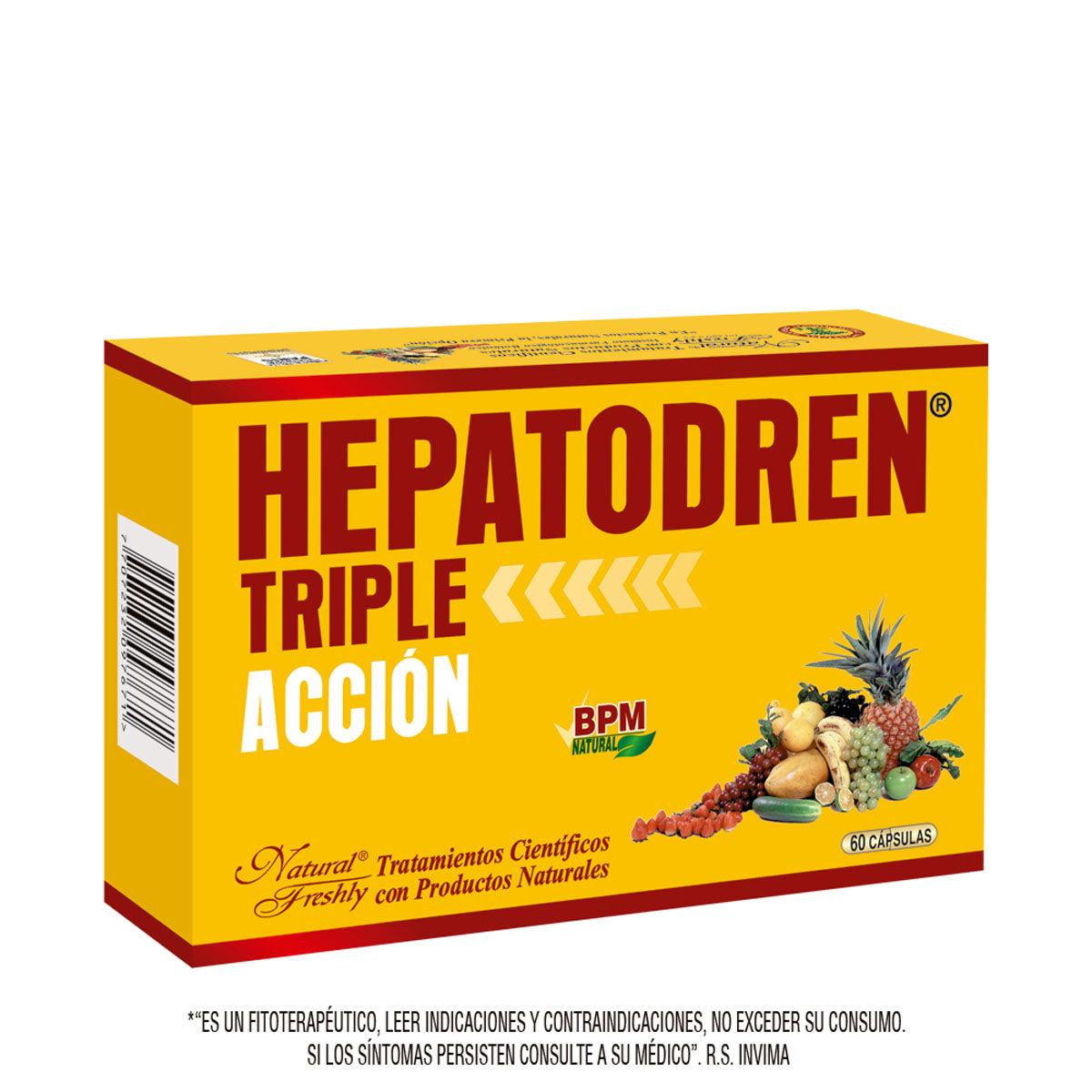 Hepatodren drenador hepatico blister x 60 capsulas