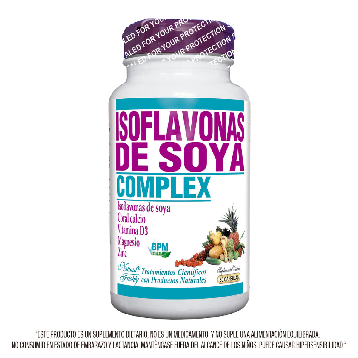 IsoFlavonas de soya Frasco x50 soFtgels usa