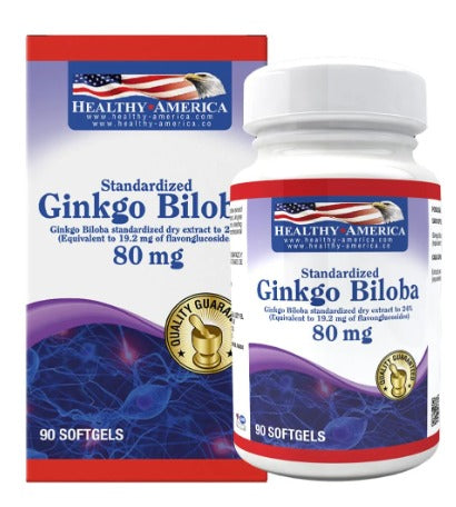 Ginkgo Biloba 80 mg (60 Softgels)
